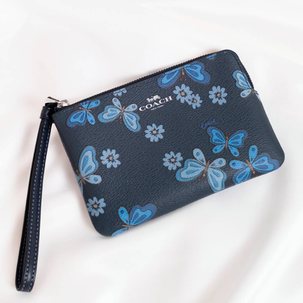 Muñequera Coach Azul Marino – Arella Boutique