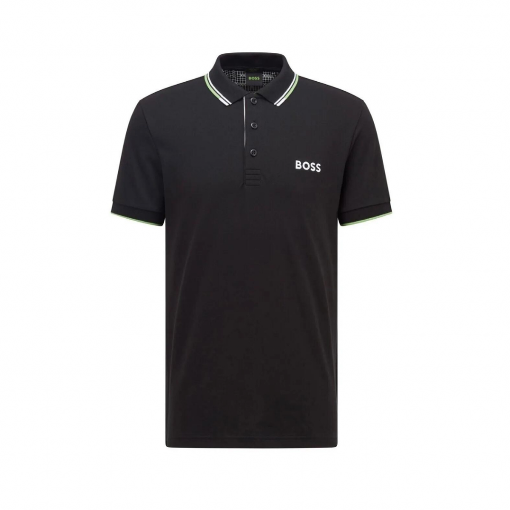 Playera Hugo Boss Negro / Verde 10103386 – Arella Boutique