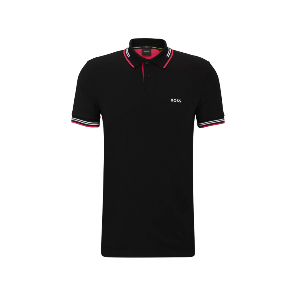 Playera Hugo Boss Negro / Rosa 10255848 – Arella Boutique